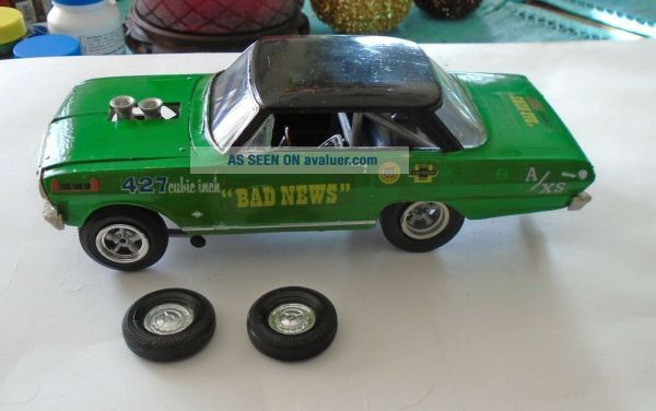 Vintage 1/24 Scale AMT CHEVY II, (NOVA) A/FX Drag Car, Gasser, Altered ...