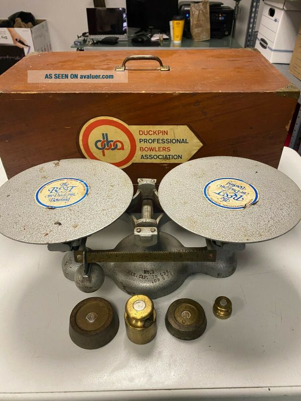 Vintage/antique Detecto Cast Iron Scale No. 2 Duckpin Professional ...