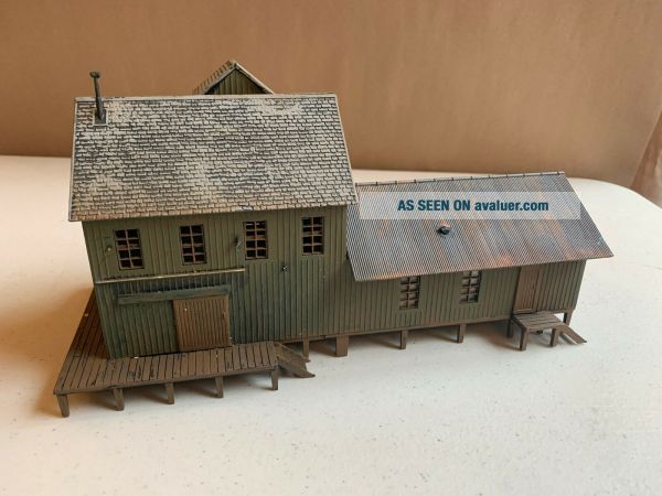 VTG 1980s HO Scale Assembled Building Tyco - Kit Railroad Freight ...