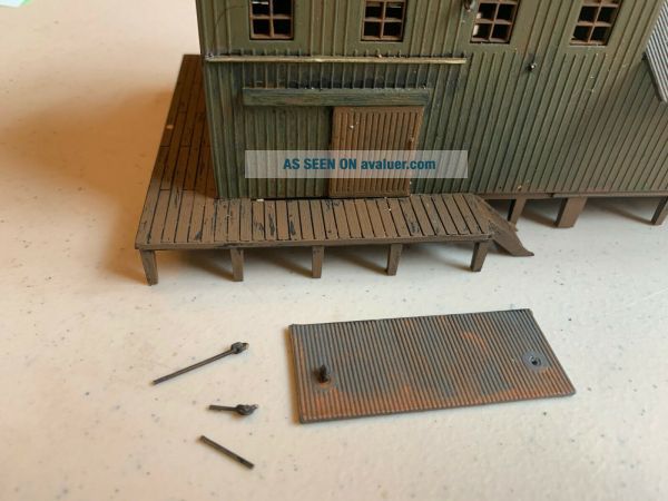 VTG 1980s HO Scale Assembled Building Tyco - Kit Railroad Freight ...