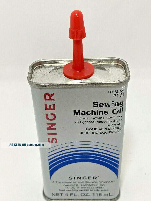 Vintage Singer Sewing Machine All Purpose Oil Tin Can 4 Oz Item 2131 ...