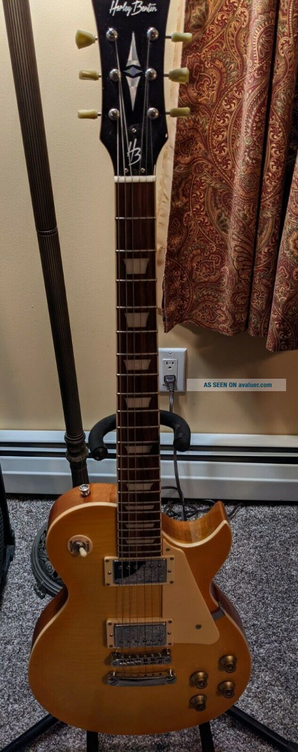 Harley Benton Les Paul Vintage Series SC - 450 Plus Lemon Drop Hi Gloss ...