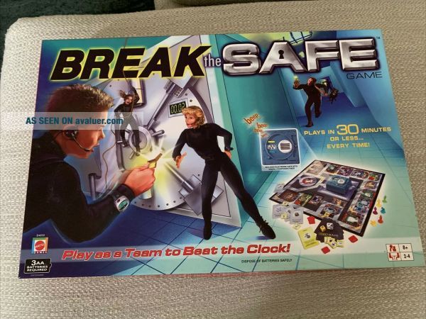 Vintage Mattel 2003 Break The Safe Board Game | #44992030
