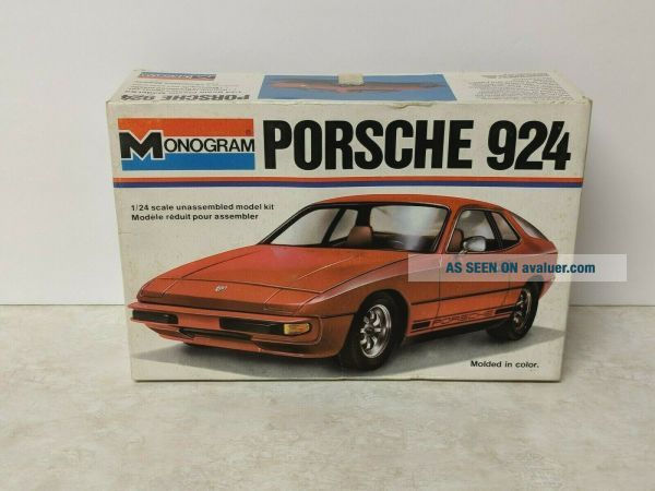 Vintage Monogram Porsche 924 Model Car Kit 1:24 Scale Open Box | #45032802