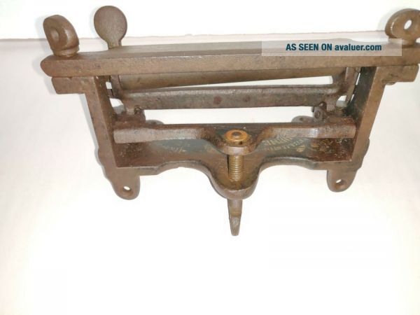Antique Cast Iron CS Osborne & Co Leather Splitter (CosTool214) | #45085305