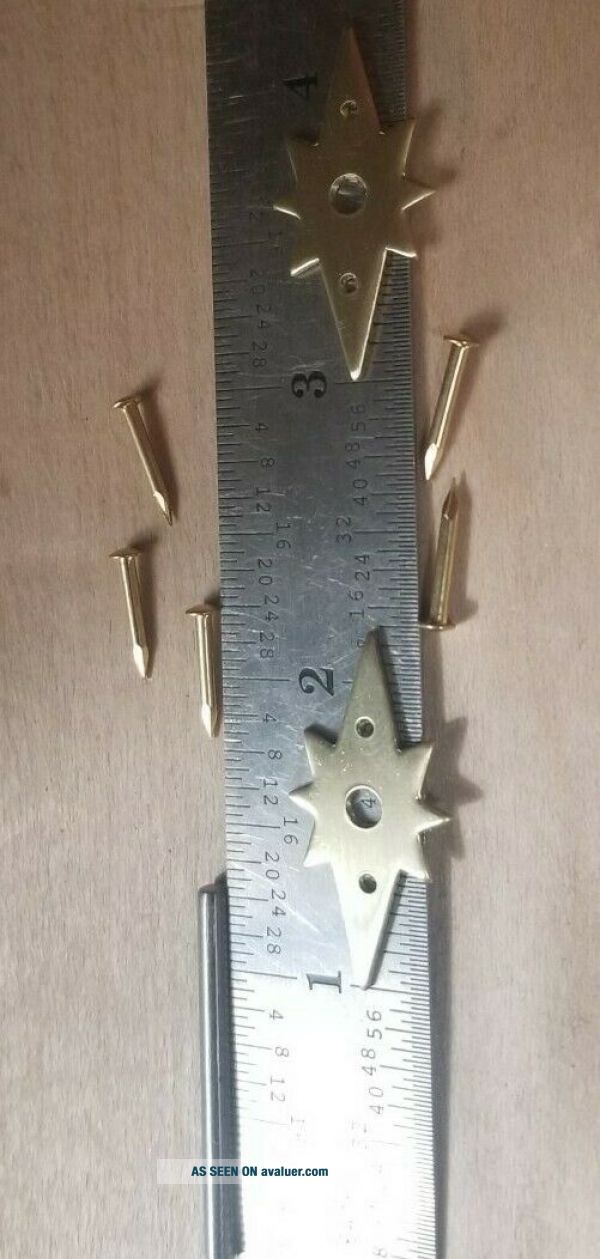 Brass Stars Wedge Plates W Pins Muzzleloader Derringer Blackpowder ...