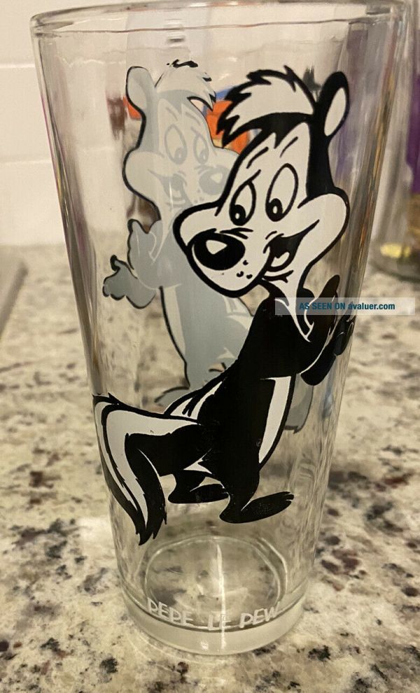 Vintage 1973 Pepe Le Pew Pepsi Collector Series Drinking Glass Warner ...
