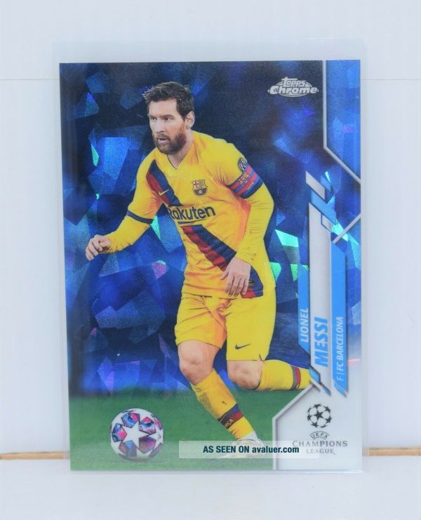 LIONEL MESSI 2019 - 20 Topps Chrome Sapphire UEFA Champions SP IMAGE ...