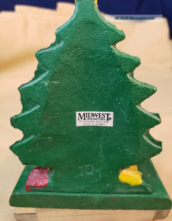 Vintage Midwest Importers Cast Iron Christmas Tree Stocking Holder ...