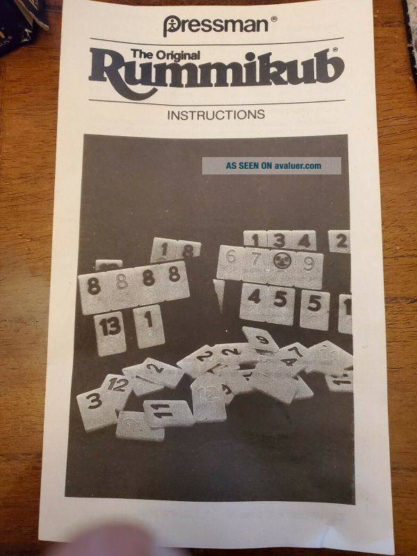 Vintage Rummikub Game 400 1980 Pressman Family Fun 100 Complete | #45171329