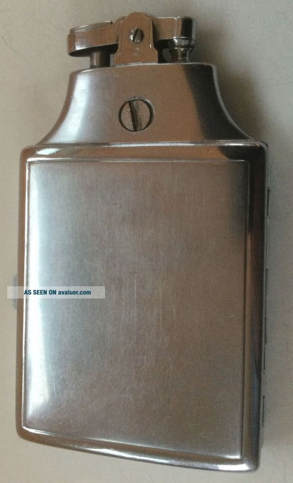 Vintage Ronson Art Deco Cigarette Case With Built In Lighter USA Made ...