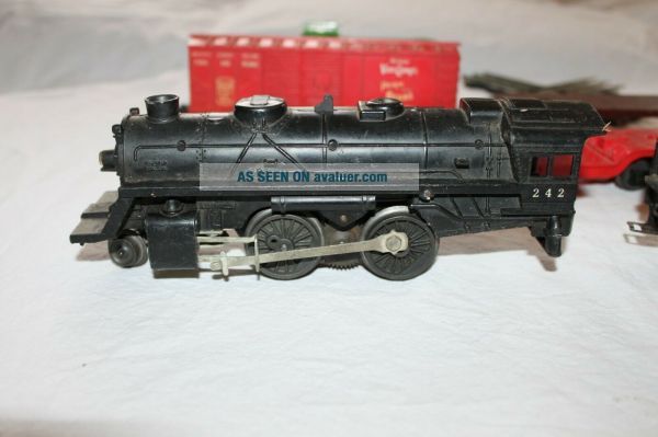 Vintage Lionel Lines 242 Train Locomotive Tender And Cars | #45208322