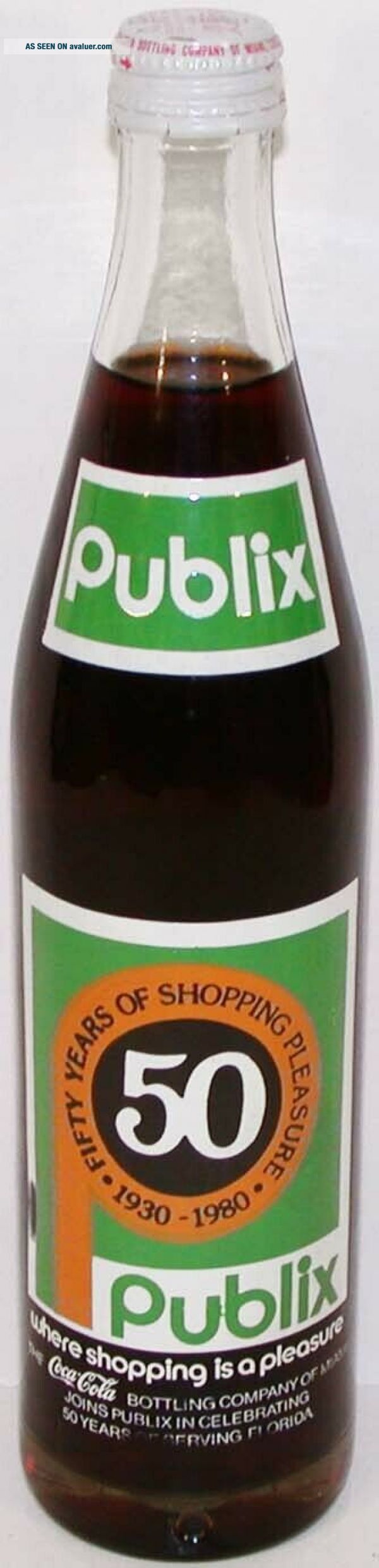 Vintage Commemorative Bottles COCA COLA Fred Meyer Publix And Piedmont ...