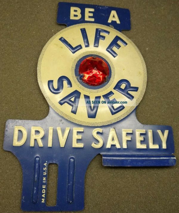 BE A LIFE SAVER License Plate Topper | #45244445