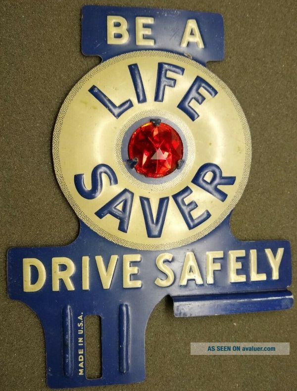 BE A LIFE SAVER License Plate Topper | #45244445