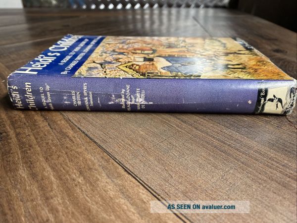 Vtg 1939 HEIDI ' S CHILDREN By Charles Tritten W/ DJ Johanna Spyri ...