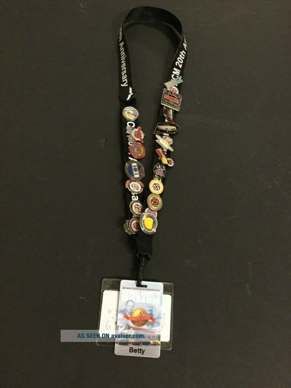 LANYARD OF COMMEMORATIVE PINS From The National Corvette Museum | #45284195