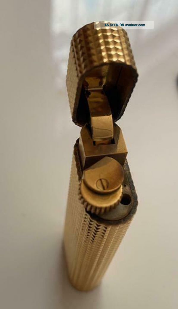 Cartier Gold Gas Lighter Ignition Confirmed No. D58797 Sparkle Is The ...