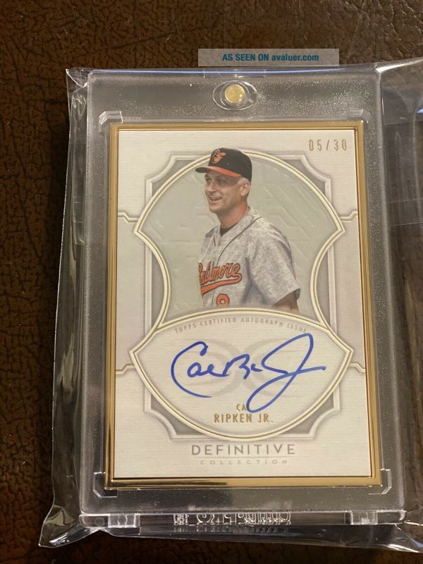 2020 Topps Definitive Cal Ripken Jr Framed Auto 5/30 Orioles | #45411846