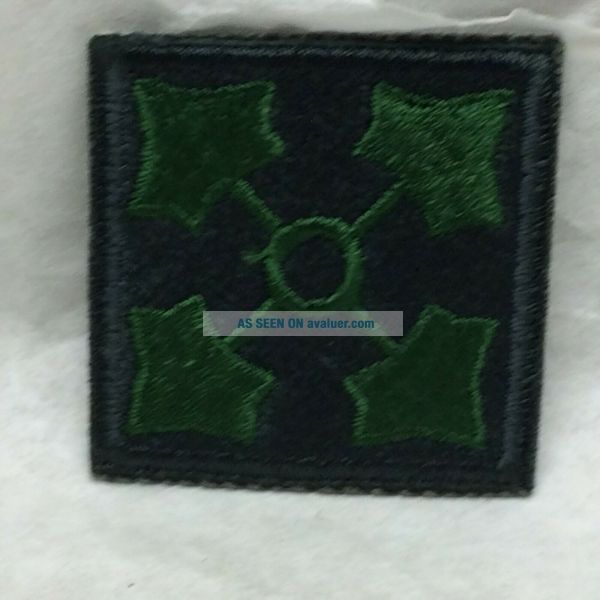 Vintage Military Patch 4th Infantry Division App 2 1/8 