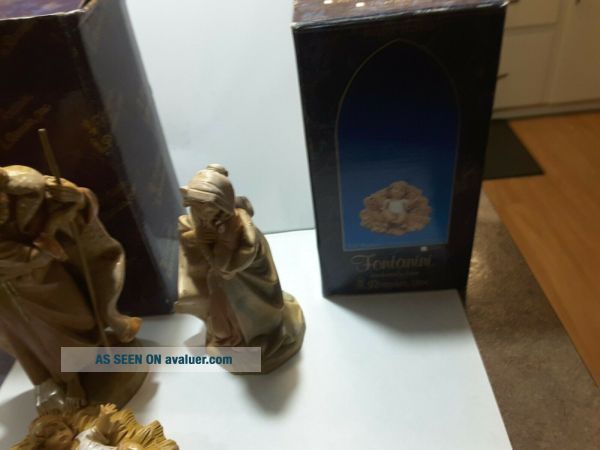 Vintage Fontanini Depose Joseph Mary Baby Jesus Nativity Figures Italy ...