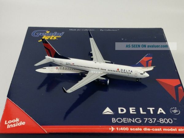 DELTA AIRLINES Boeing 737 - 800 Metal Aircraft Model 1:400 Scale Gemini ...