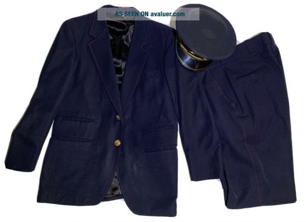 VINTAGE 1980s AMTRAK RAILROAD CONDUCTOR UNIFORM AND CAP | #45498823