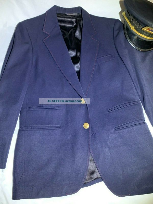 VINTAGE 1980s AMTRAK RAILROAD CONDUCTOR UNIFORM AND CAP | #45498823