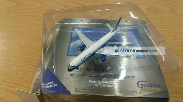 Gemini Jets United Airlines Boeing 757 - 200 1/400 Diecast Model ...
