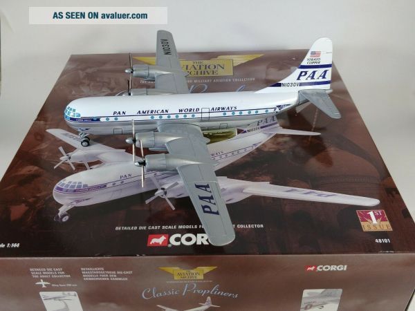 PAN AM AMERICAN AIRWAYS Boeing 377 Stratocruiser Metal Model 1:144 ...