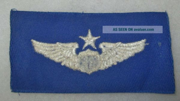 1960s US AIR FORCE SENIOR PILOT WINGS PATCH Early VIETNAM WAR Vintage ...