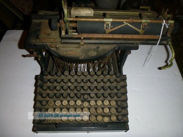 RARE Vintage Antique 1900 ' S Smith Premier No. 4 Typewriter | #45756851