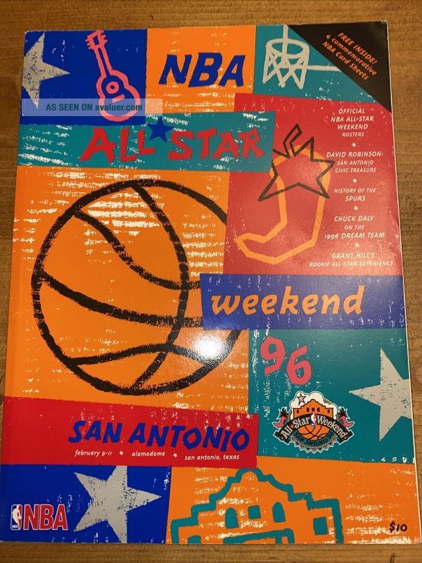 1996 NBA All Star Game Program (Jordan MVP) | #45754550