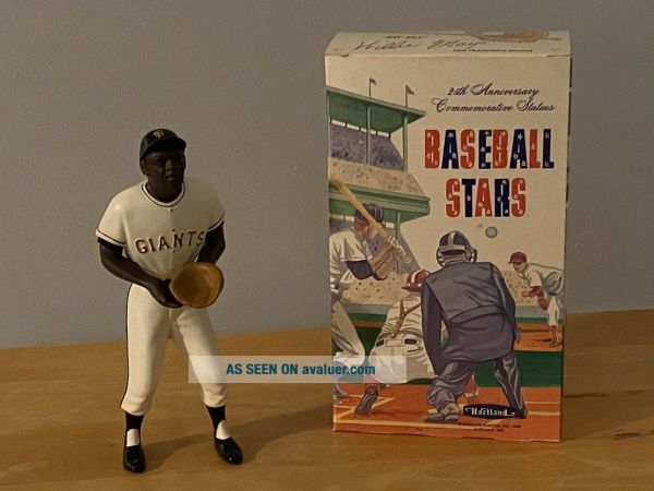 1988 WILLIE MAYS GIANTS HARTLAND 25TH ANNIVERSARY BASEBALL STATUE ...