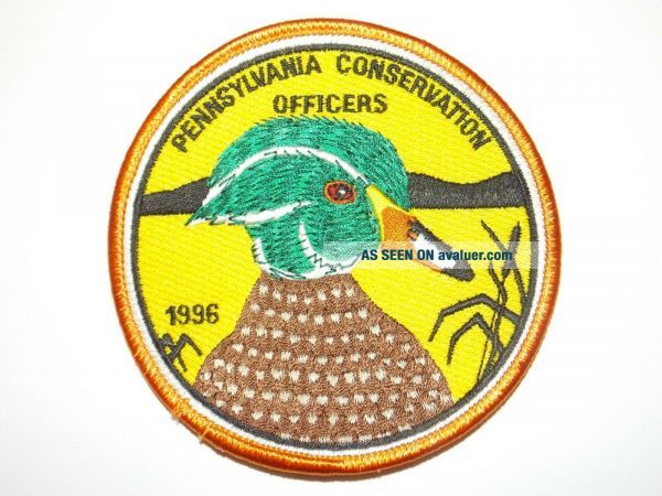 Pa Fish Game Commission Pennsylvania Conservation Officers 1996 Wood ...