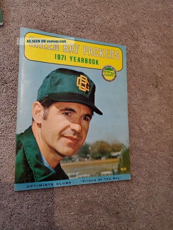 Vintage GREEN BAY PACKERS 1971 YEARBOOK NFL Football Collectables ...