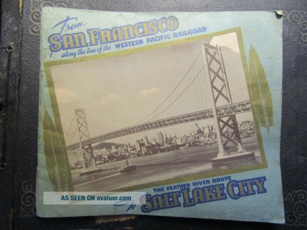 Western Pacific Railroad The Feather River Route Book Vintage 1944 ...