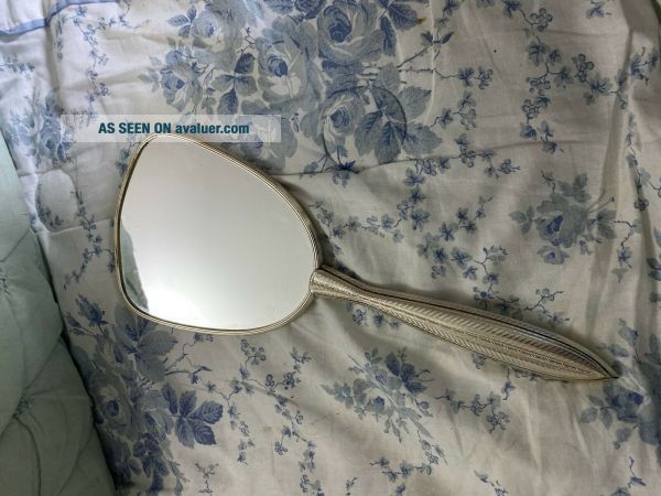 Vintage Antique Vanity Hand Mirror | #45884556