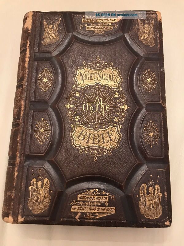 Antique 1869 Night Scenes In The Bible Rev. Daniel March Religious ...