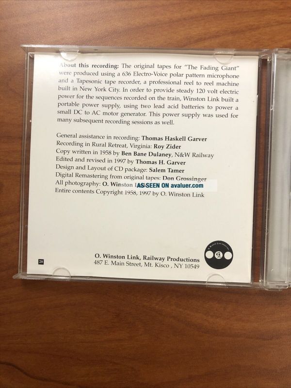 The Fading Giant Sounds Steam Railroading Vol 2 CD 1997 Railroad Engine ...