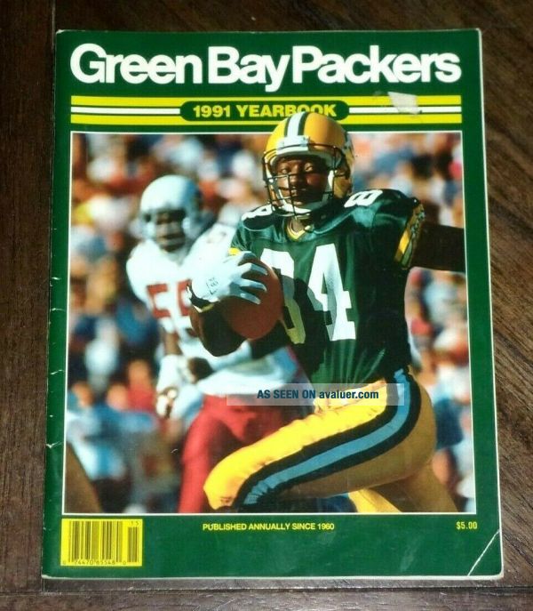 1991 GREEN BAY PACKERS NFL Football Annual Yearbook | #45957162