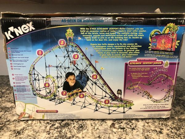 K ' NEX SET SCREAMIN SERPENT ROLLER COASTER 63153 | #46053397