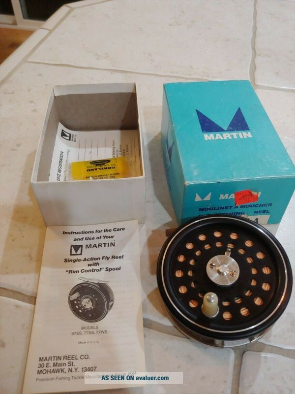 Vintage MARTIN SINGLE ACTION FLY REEL 67SSA L Or R RETRIEVE | #46062872