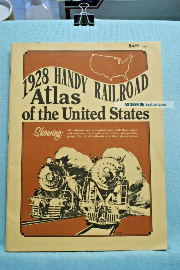 1928 Handy Railroad Atlas Of The United States - 48 Pages | #46014780