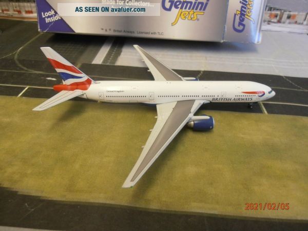 GEMINI JETS 1/400 DIECAST AIRLINER MODEL BRITISH AIRWAYS BOEING 777 ...