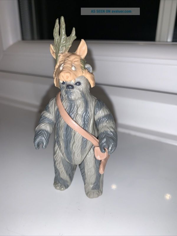 Vintage Star Wars TEEBO Ewok With Weapon Figure | #46217961
