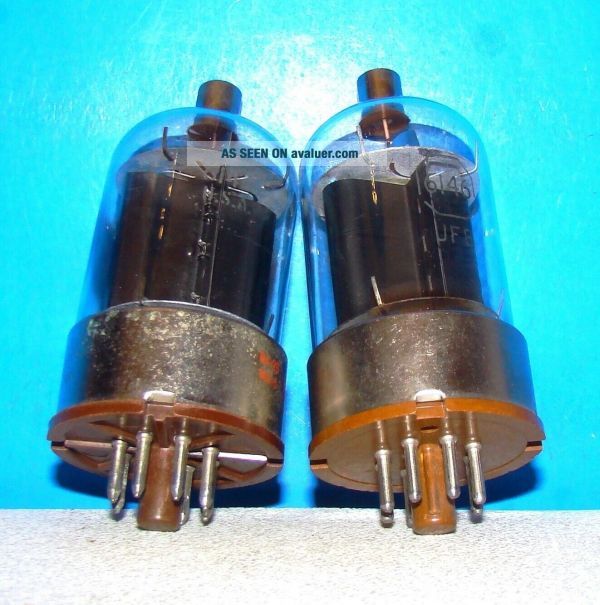 6146 GE RCA Radio Amplifier Vintage Audio Vacuum Tubes 2 Valves 6146B ...