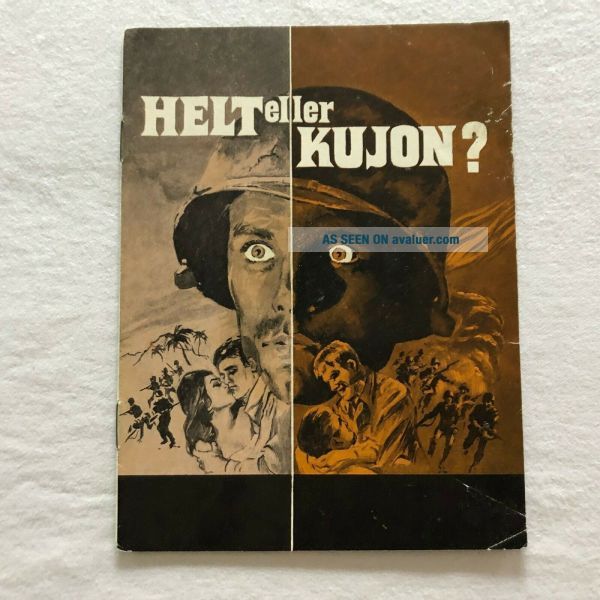 The Thin Red Line Keir Dullea, Jack Warden Vintage 1964 Danish Movie ...