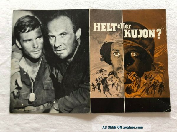 The Thin Red Line Keir Dullea, Jack Warden Vintage 1964 Danish Movie ...