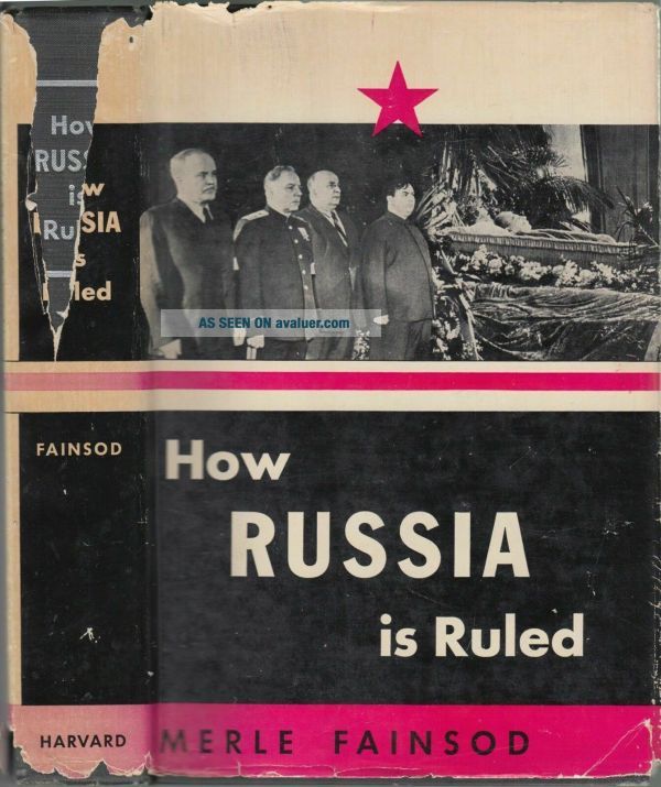 1954 Vtg How Russia Is Ruled USSR Soviet Union Political System ...